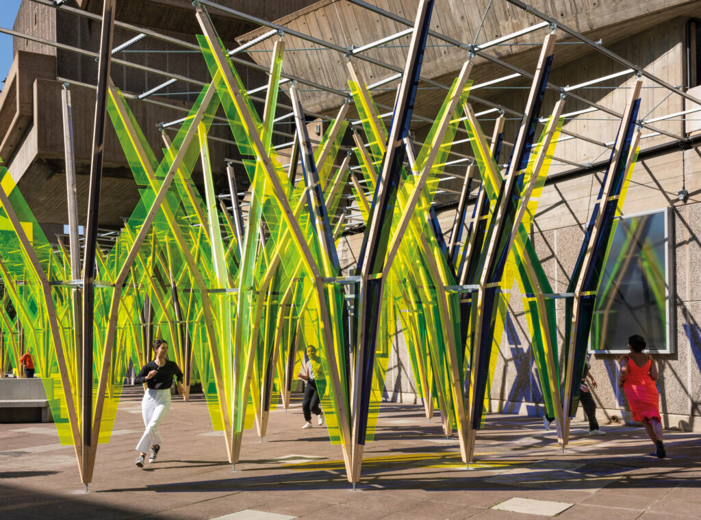 The Hop Sculpture, Hayward Gallery Installation - Expedition Engineering